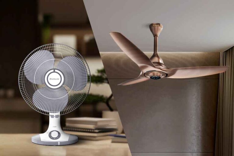 Ceiling Fan vs Table Fan: Key Differences Explained